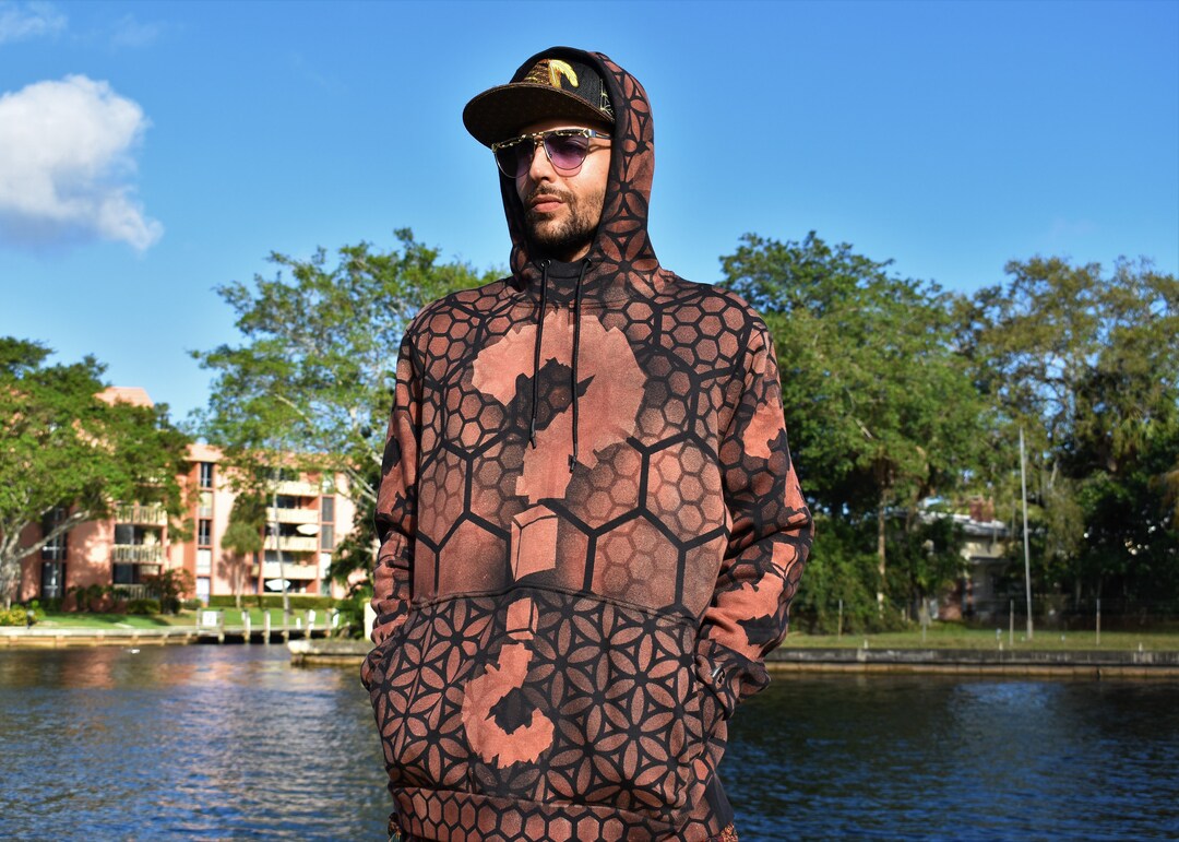 Tipper Hoodie: Psychedelic Hoodie Trippy Hoodie Bleach Dye Festival ...