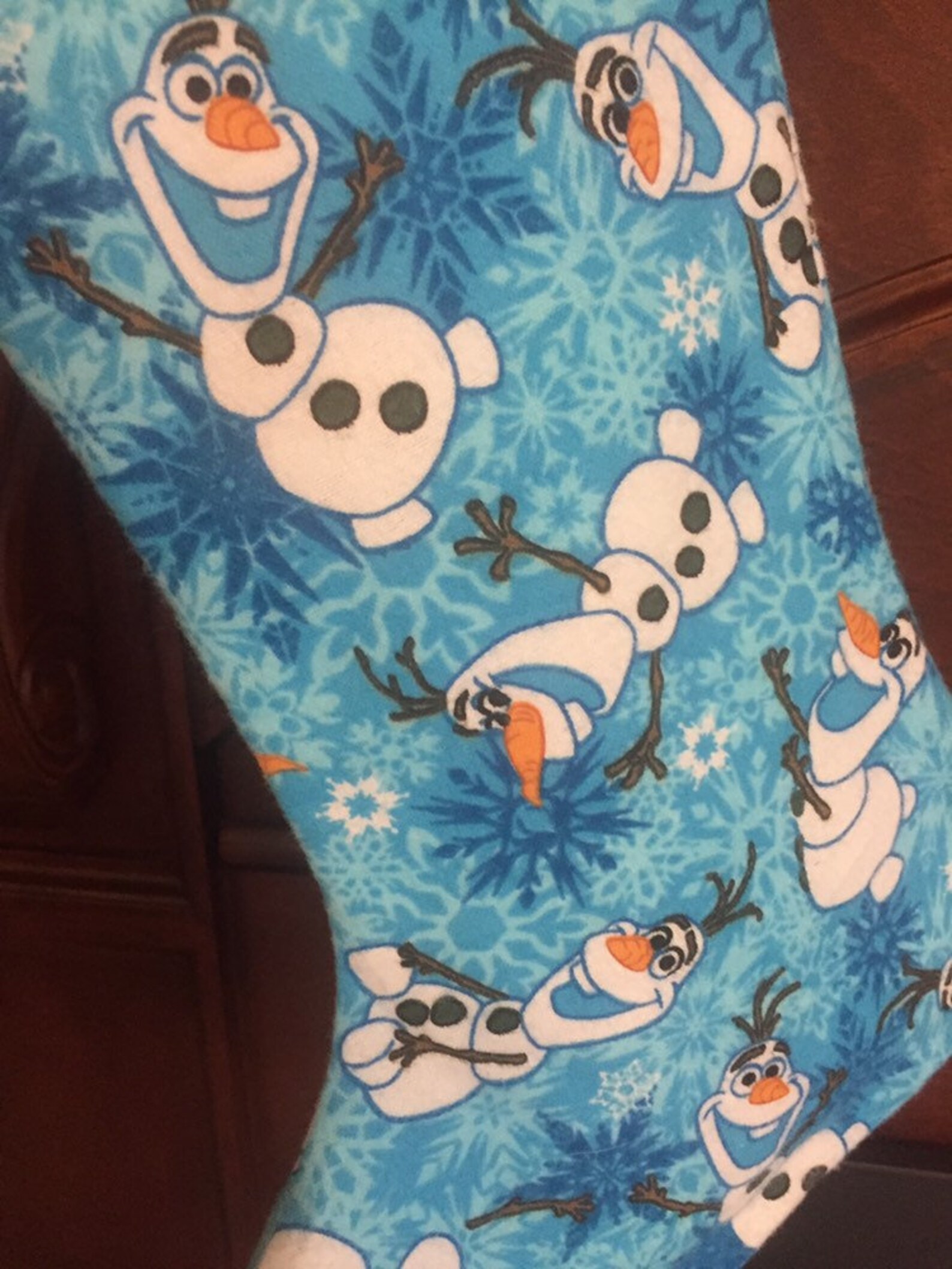 Frozen Christmas Stocking Olaf Stocking Flannel Stocking - Etsy