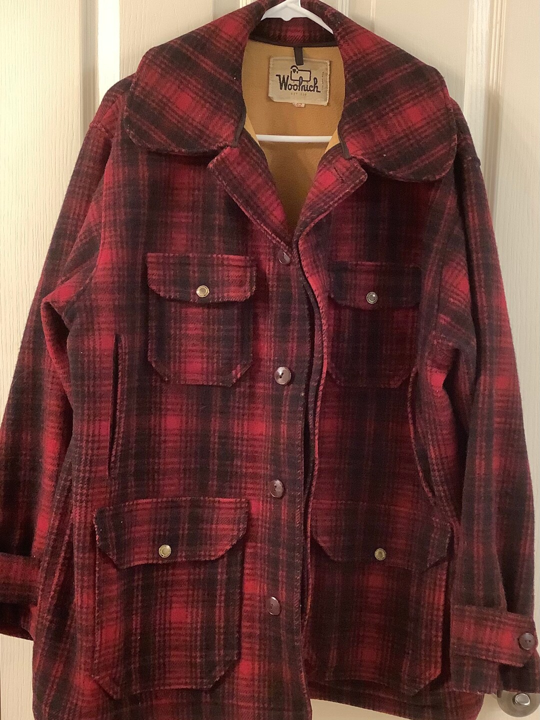 Vintage Woolrich Hunting Coat - Etsy Vintage Woolrich Hunting Coat - Etsy