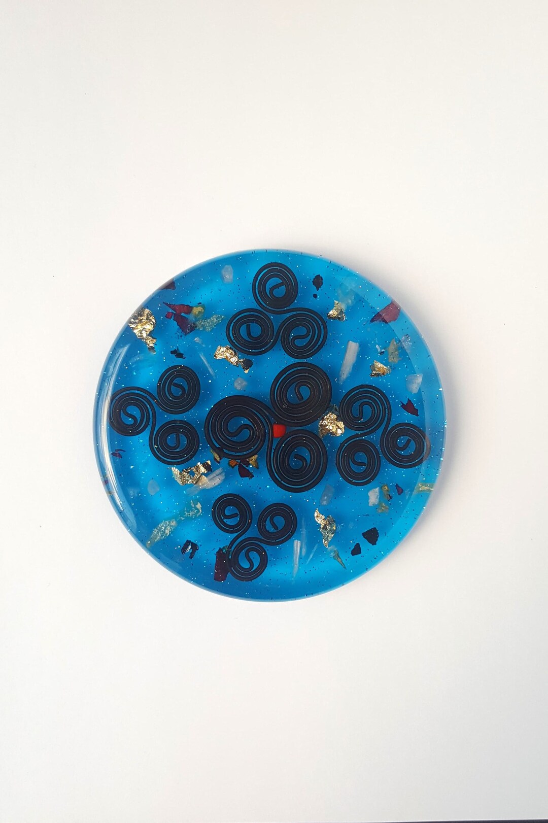 Medium Blue Plasma Charging Disc, Restore Molecular Structure Water and ...