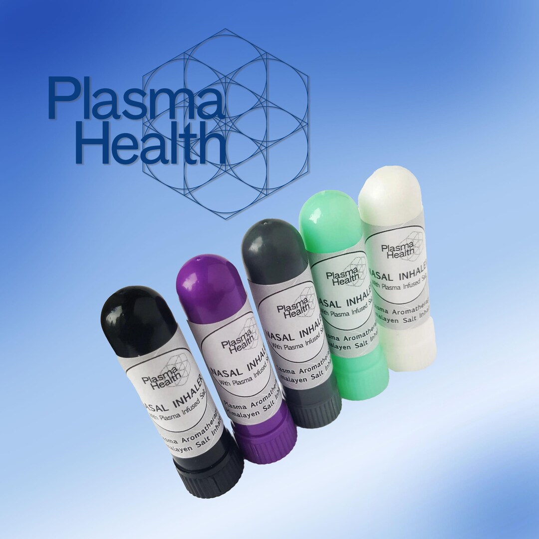 Salt Plasma Infused Nasal Inhaler With Essential Oils, Peppermint ...