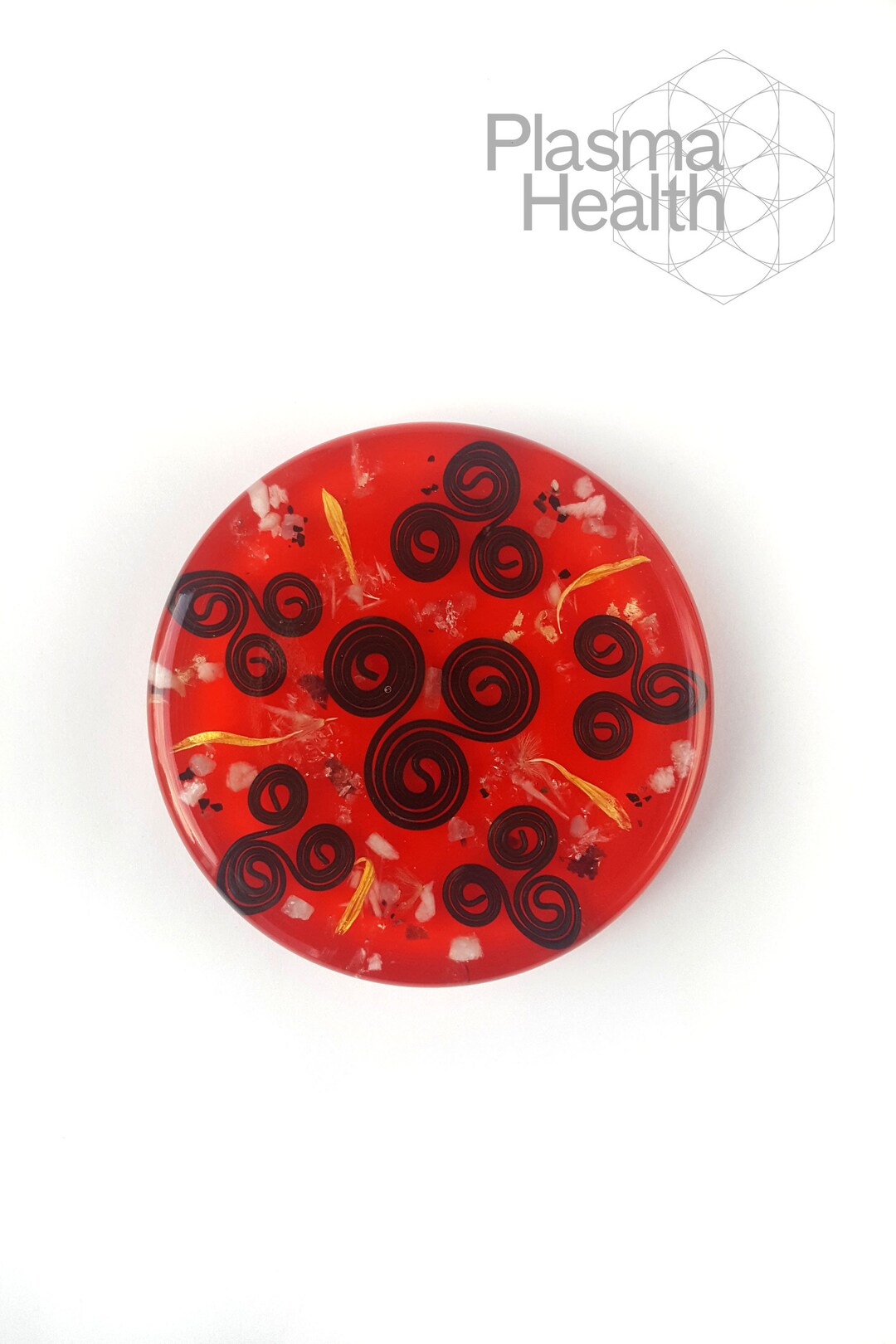 Medium Plasma Charging Disc, Red, Restore Molecular Structure Water and ...