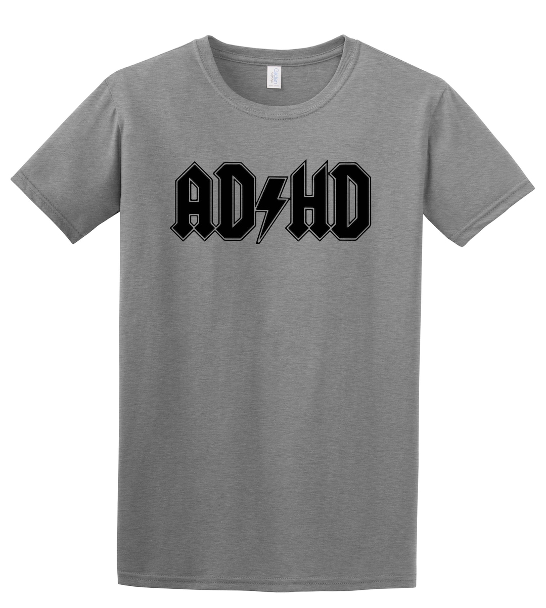 ADHD Shirt Printed on High Quality Cotton T-shirt. Unisex Tshirt ...