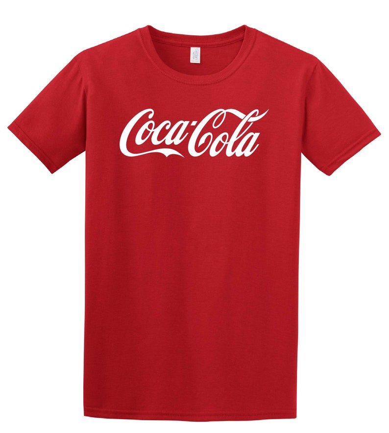 Vintage Coca Cola Logo Printed on High Quality Cotton Tshirt - Etsy