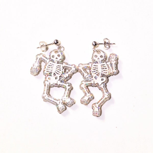 Glitter Skeletons - Etsy