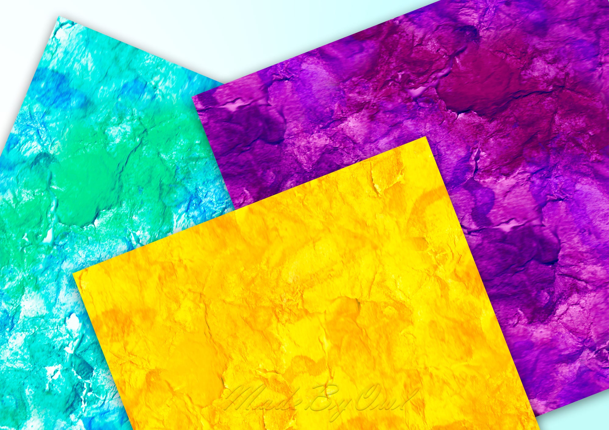 Bright Digital Paper, Digital Crumpled Paper, Crumpled Texture ...