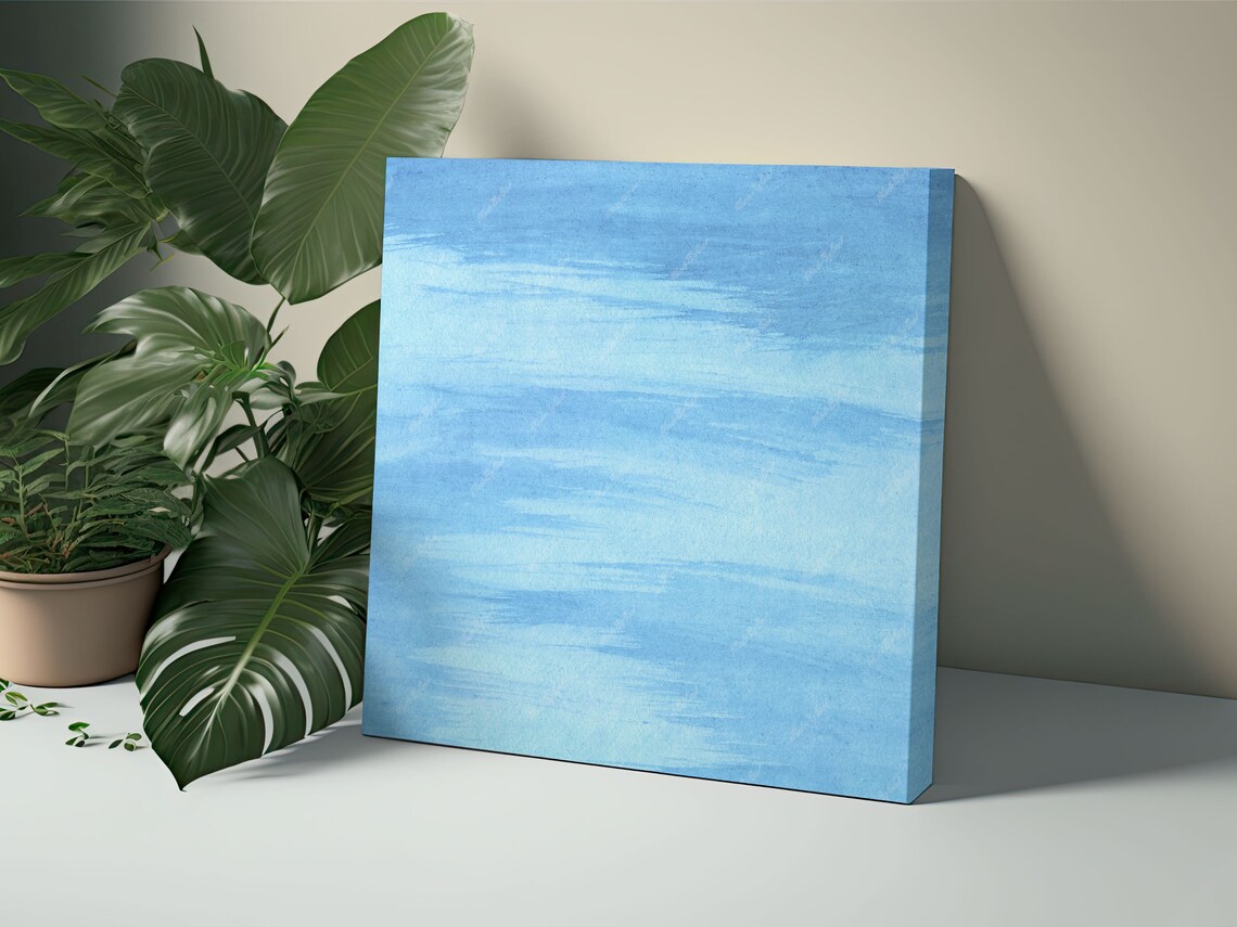 Baby Blue Photo Backdrop Watercolor Strokes Light Blue - Etsy