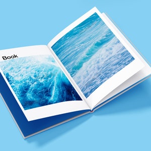 Ocean Digital Paper Blue Sea Background Printable Water Texture Overlay ...