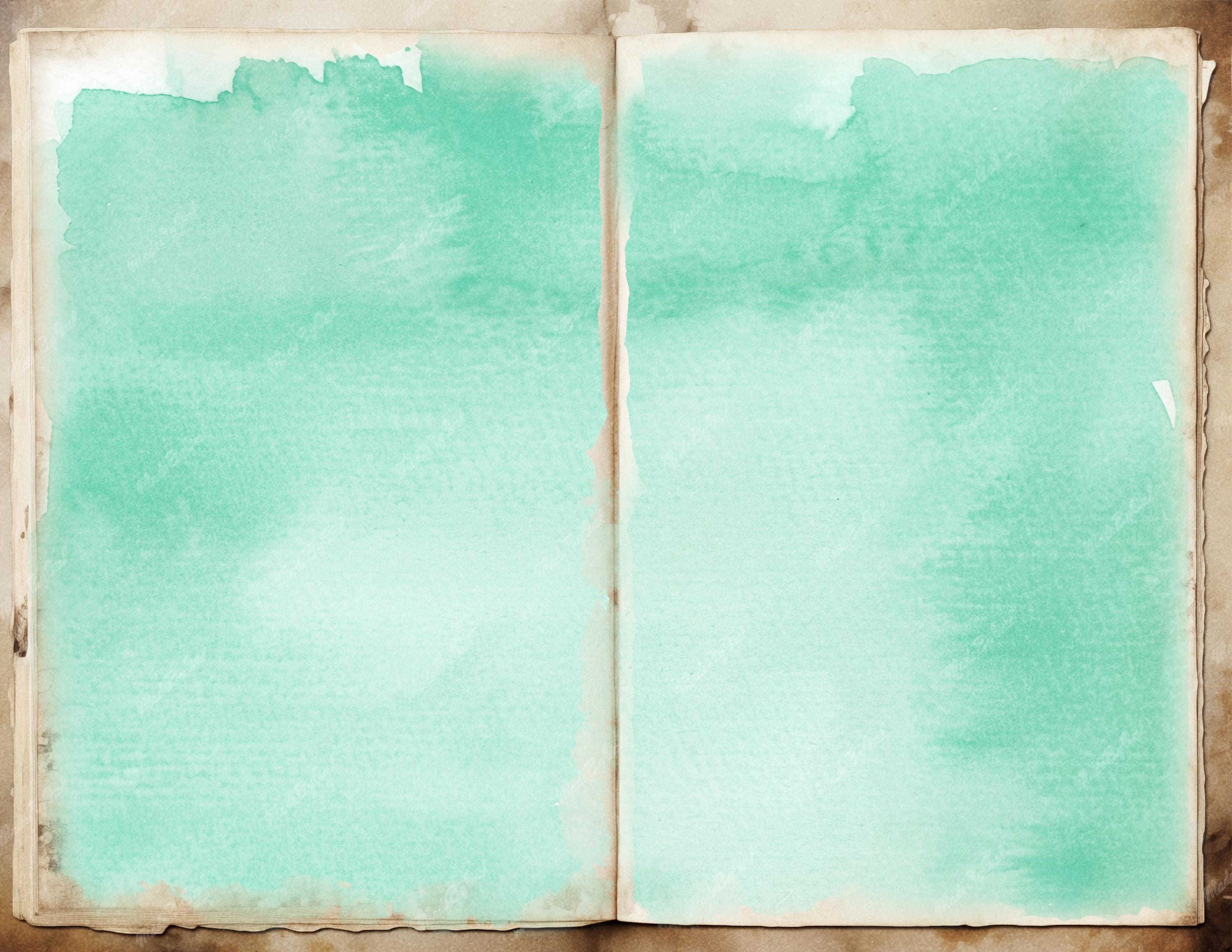 Mint Green Watercolor Background Paper, Pastel Green Watercolor Texture ...