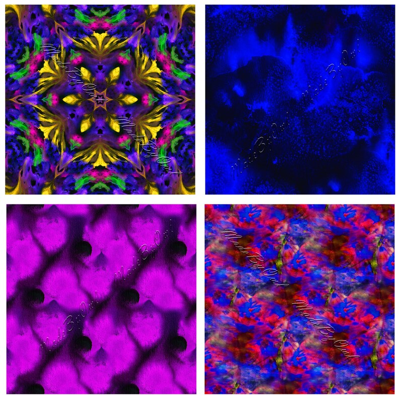 Neon Digital Paper, Neon Overlays, Neon Backdrop, Bright Digital Paper ...