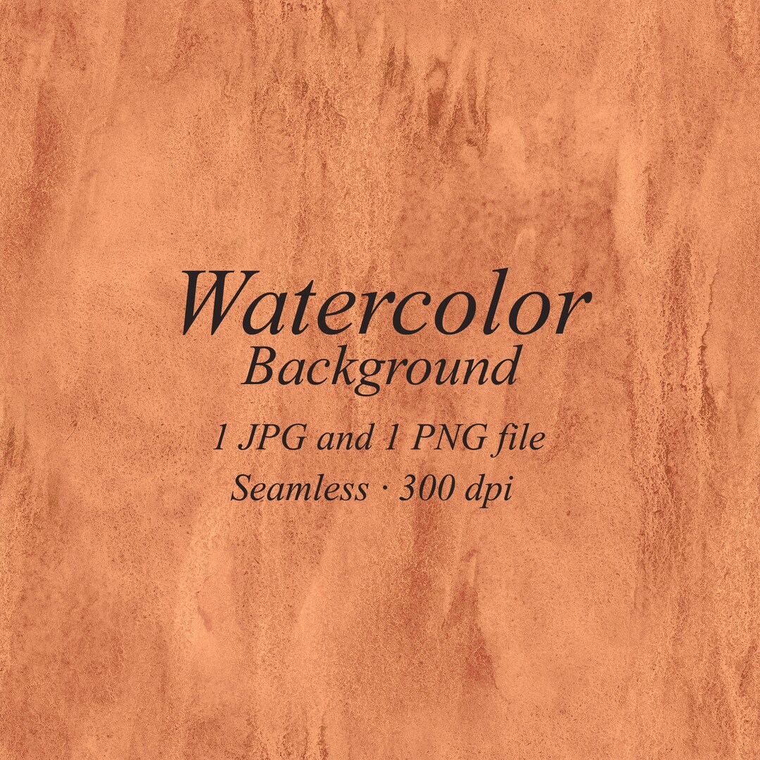 Brown Digital Backdrop, Seamless Pattern Watercolor Background, Sepia ...