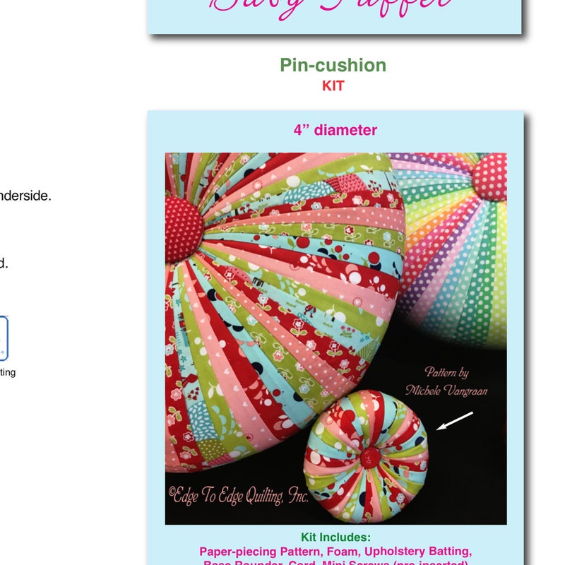 Tuffet Pattern - Etsy