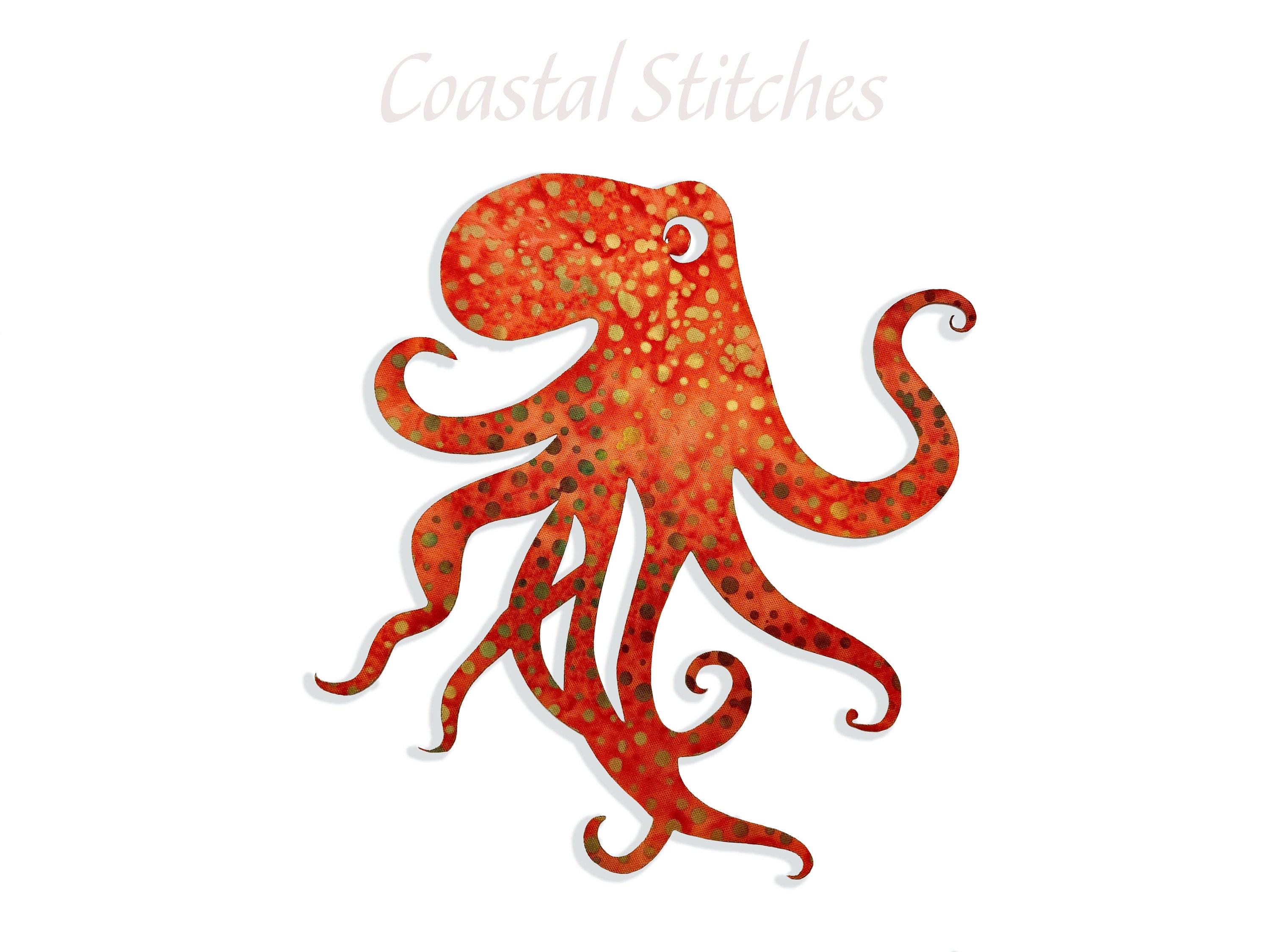 Octopus Multi Color Choices Fusible Applique - Etsy
