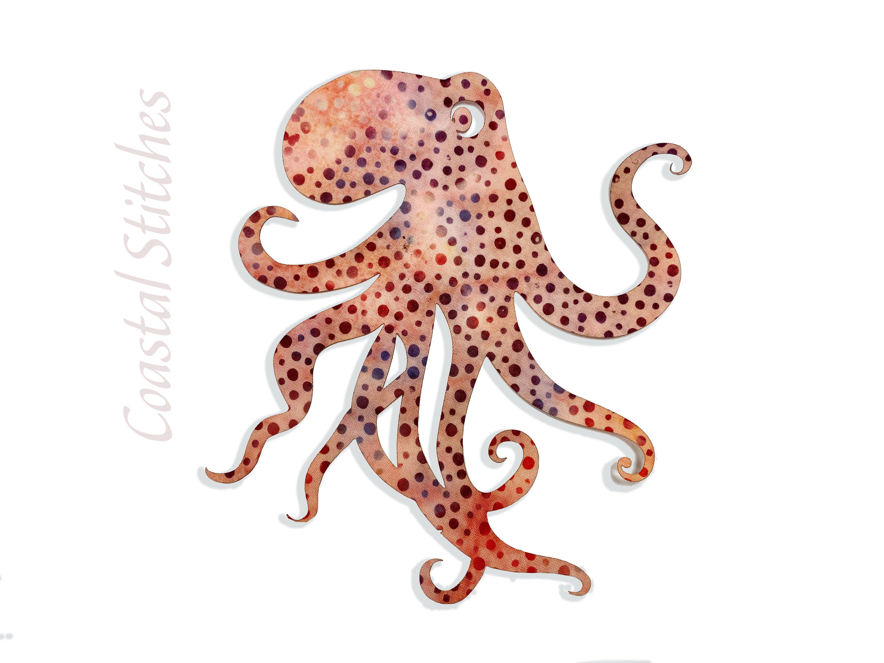 Octopus Multi Color Choices Fusible Applique - Etsy