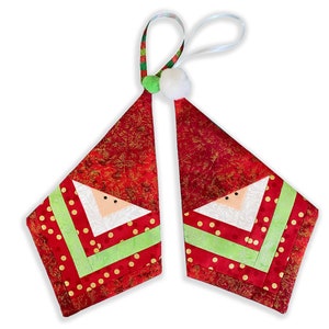 Santa Log Cabin Pattern (DOWNLOADABLE) - Etsy