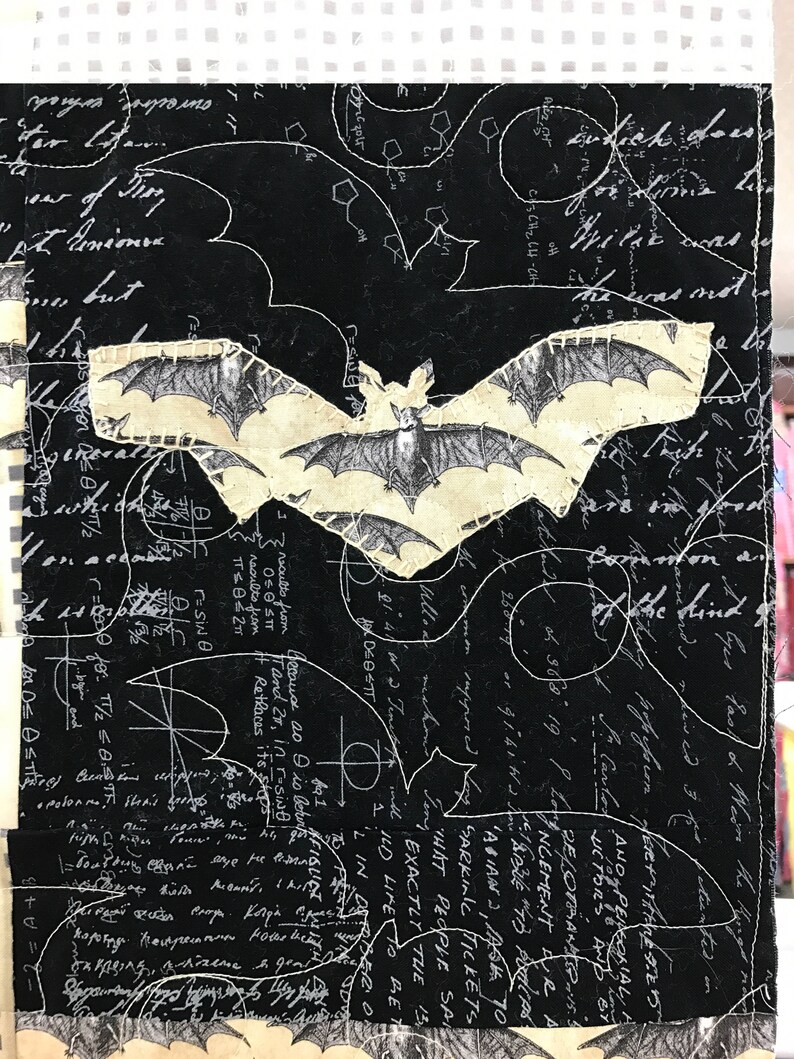 Batty Bats Pantograph digital | Etsy