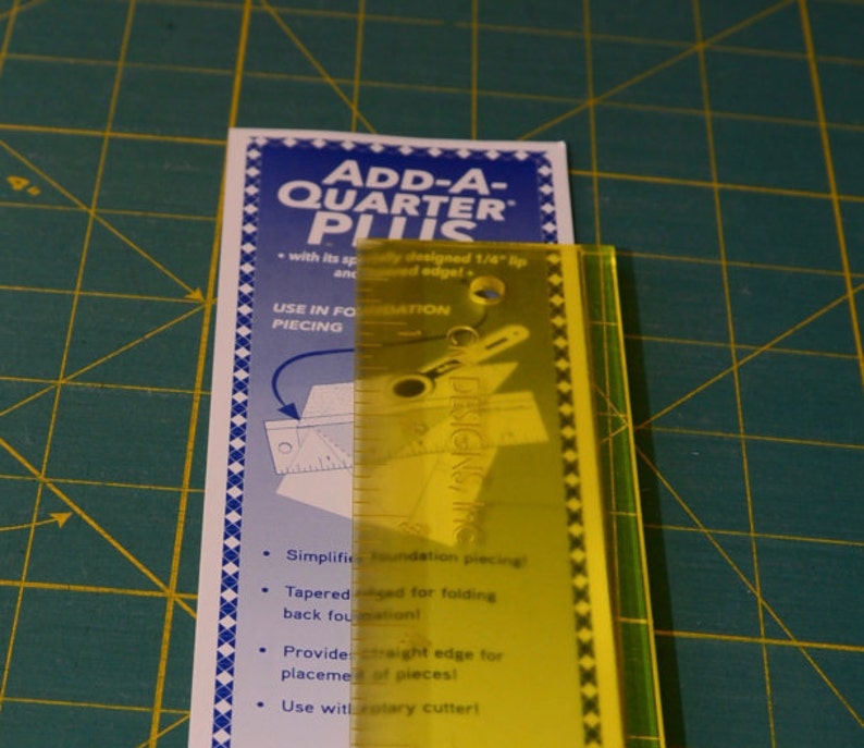 Add-a-quarter PLUS 12 Ruler - Etsy