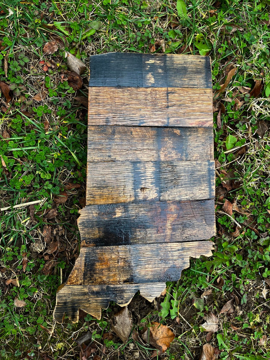 Handmade Indiana Bourbon Barrel Sign, Reclaimed Wood Home Bar Decor - Etsy