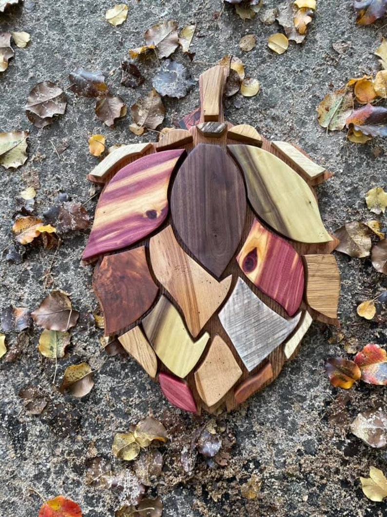 24 Mixed Reclaimed Wood Hop Cutout | Etsy