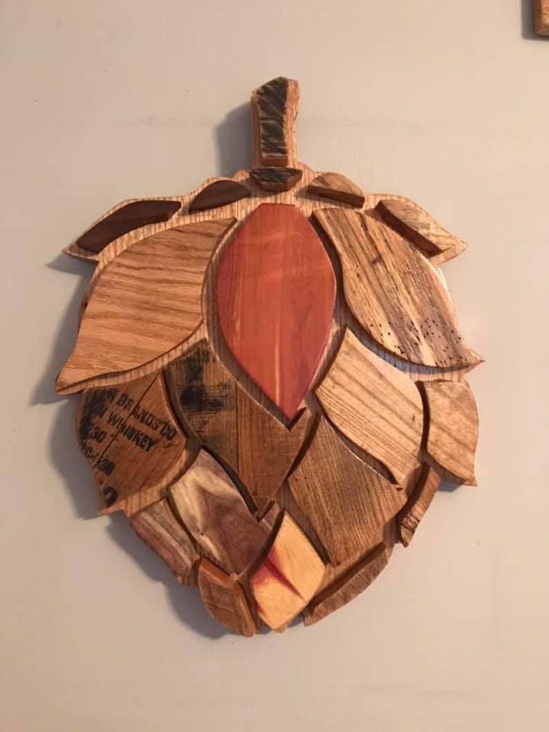 24 Mixed Reclaimed Wood Hop Cutout | Etsy