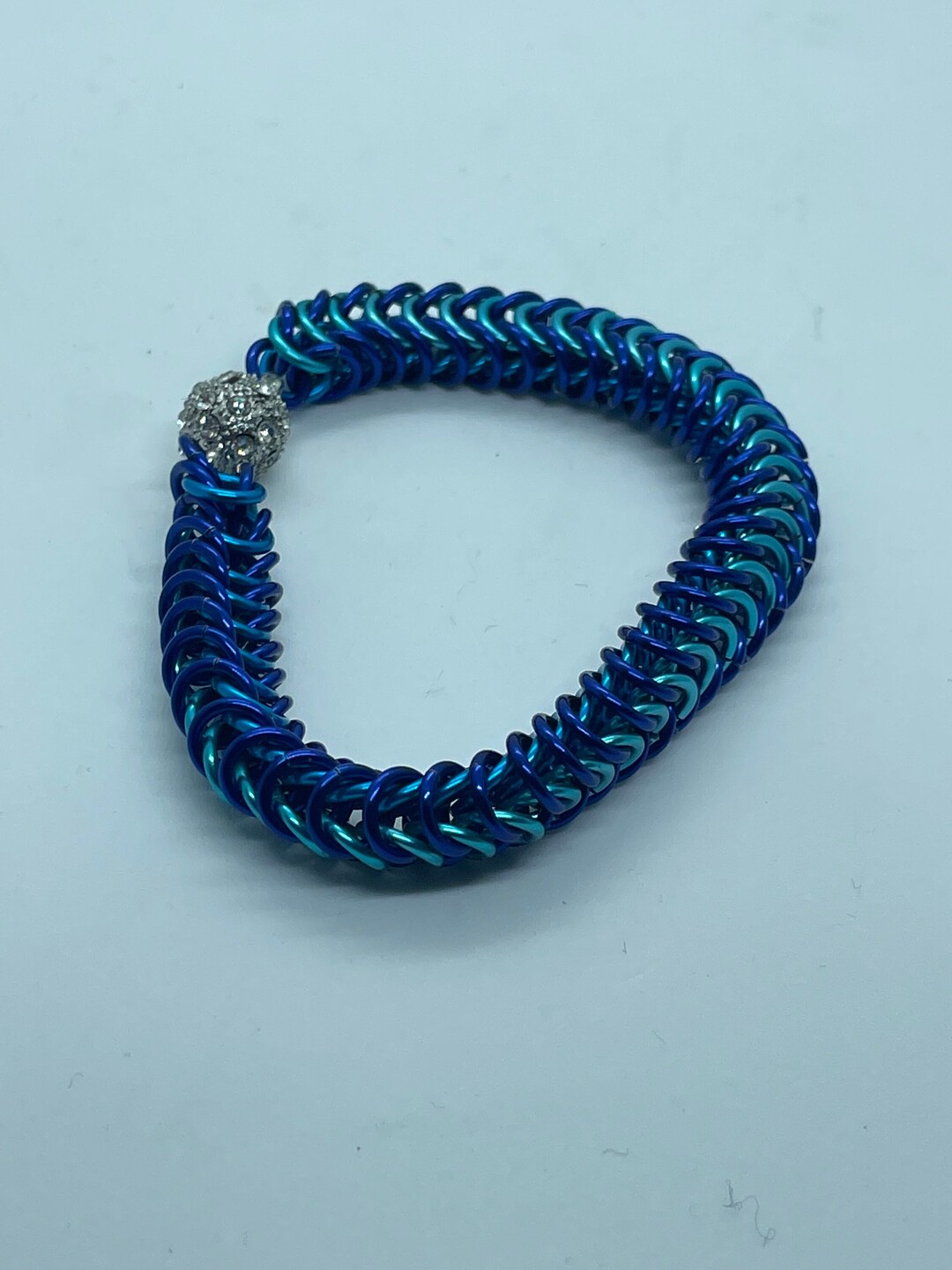 Box Chain Chainmail With Magnetic Rhinestone Clasp - Etsy