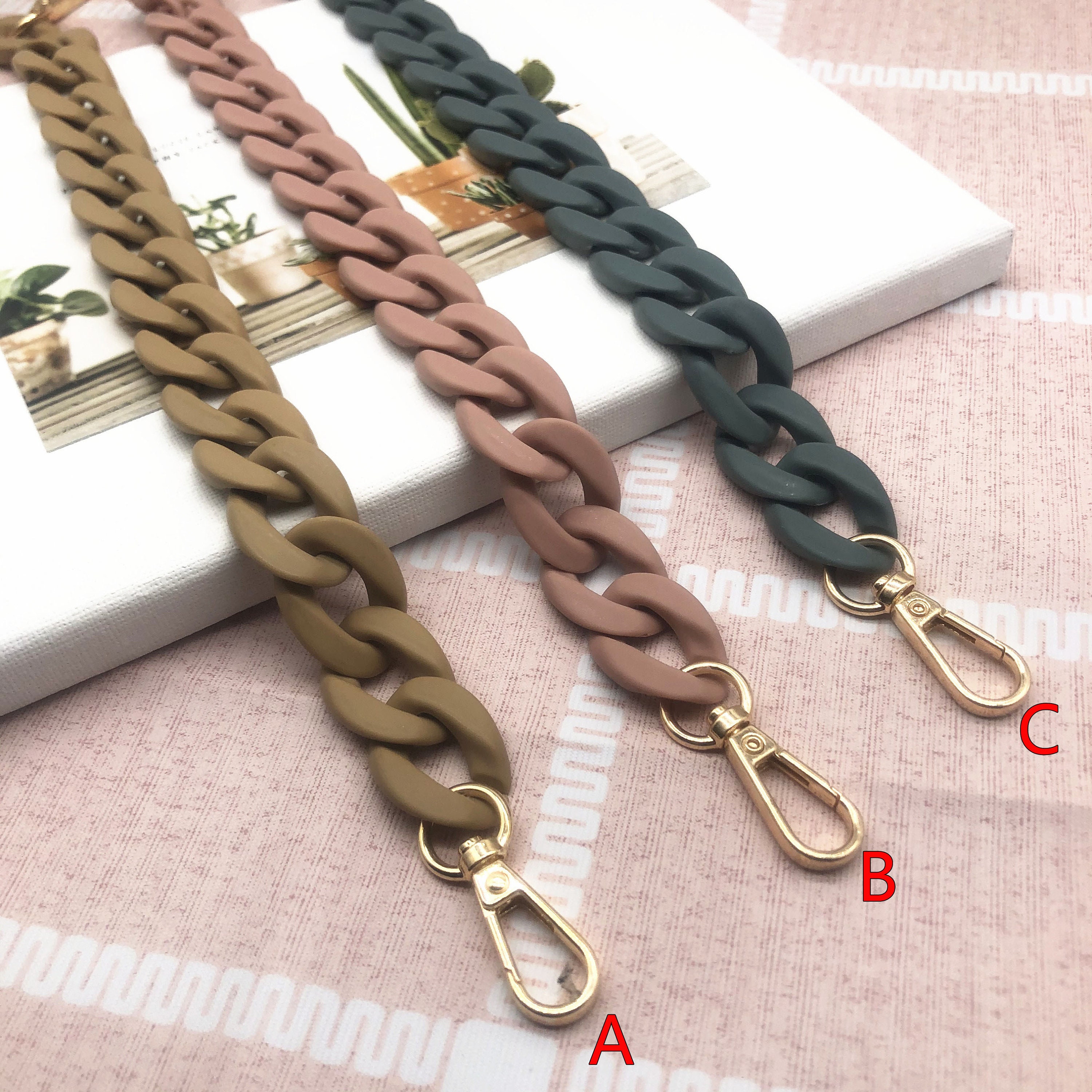 Acrylic High Quality Purse Chain Metal Shoulder Handbag | Etsy