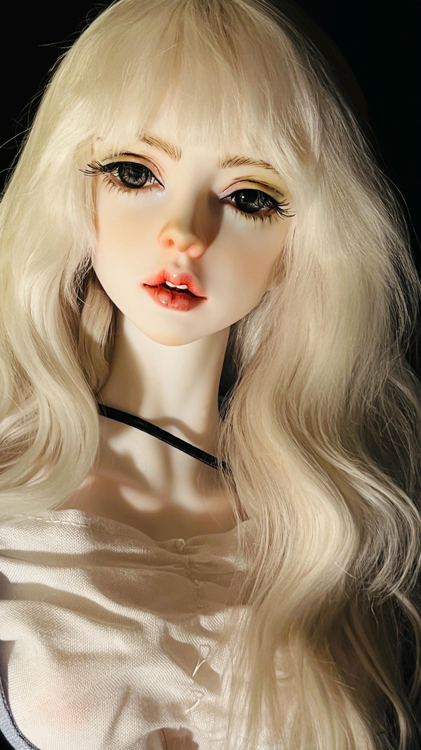 Standard/medium Realistic Bjd Face Up. - Etsy