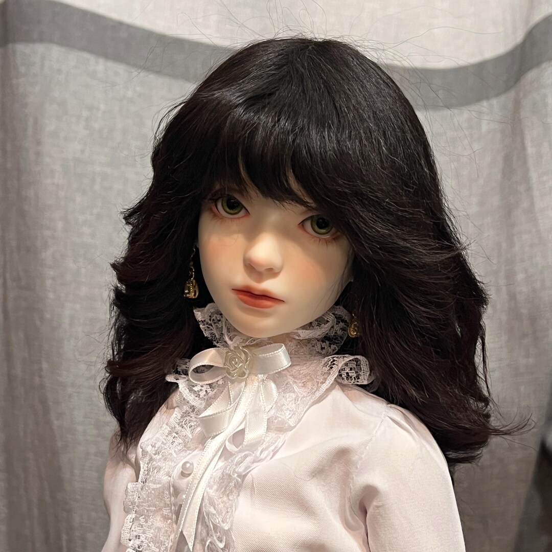 Dark Brown Alpaca BJD Wig. 1/3 23-24cm Circumference. Maskcatdoll, Dollstown. - Etsy