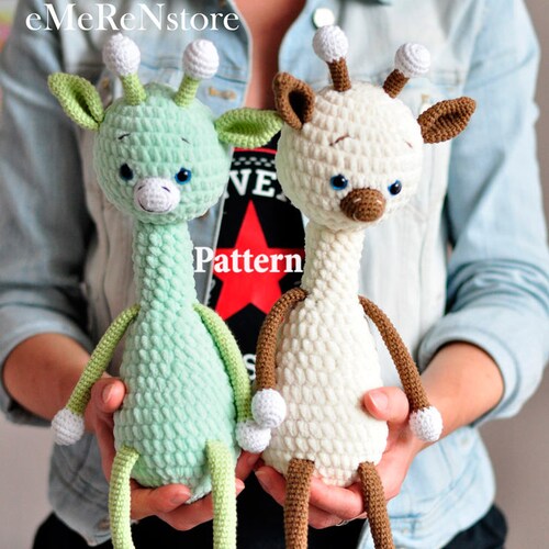 PDF CROCHET PATTERN Stumpy the Giraffe - Etsy