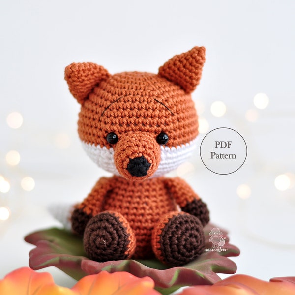 Crochet Amigurumi Fox Pattern - Etsy