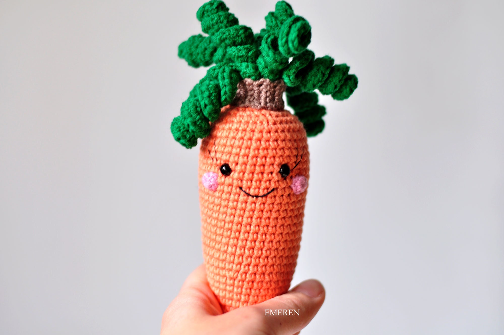Amigurumi Carrot Pattern Easy Crochet Vegetable Pattern - Etsy