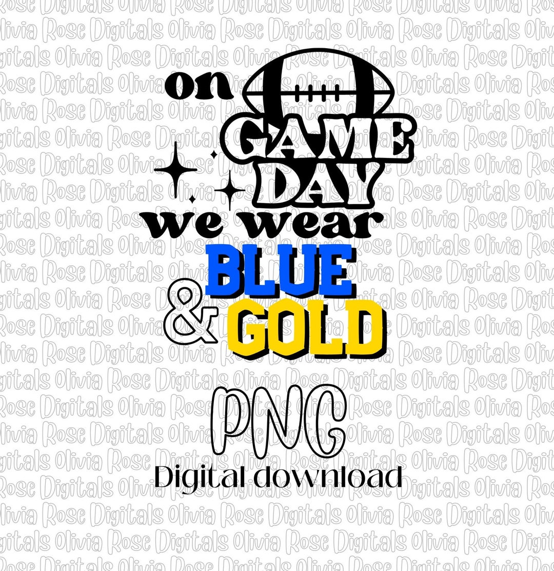 School Colors PNG | School Spirit Design | Wild Cats | Go Big Blue ...