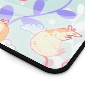 Pastel Blue Sleepy Rats and Vines DESK MAT - Etsy