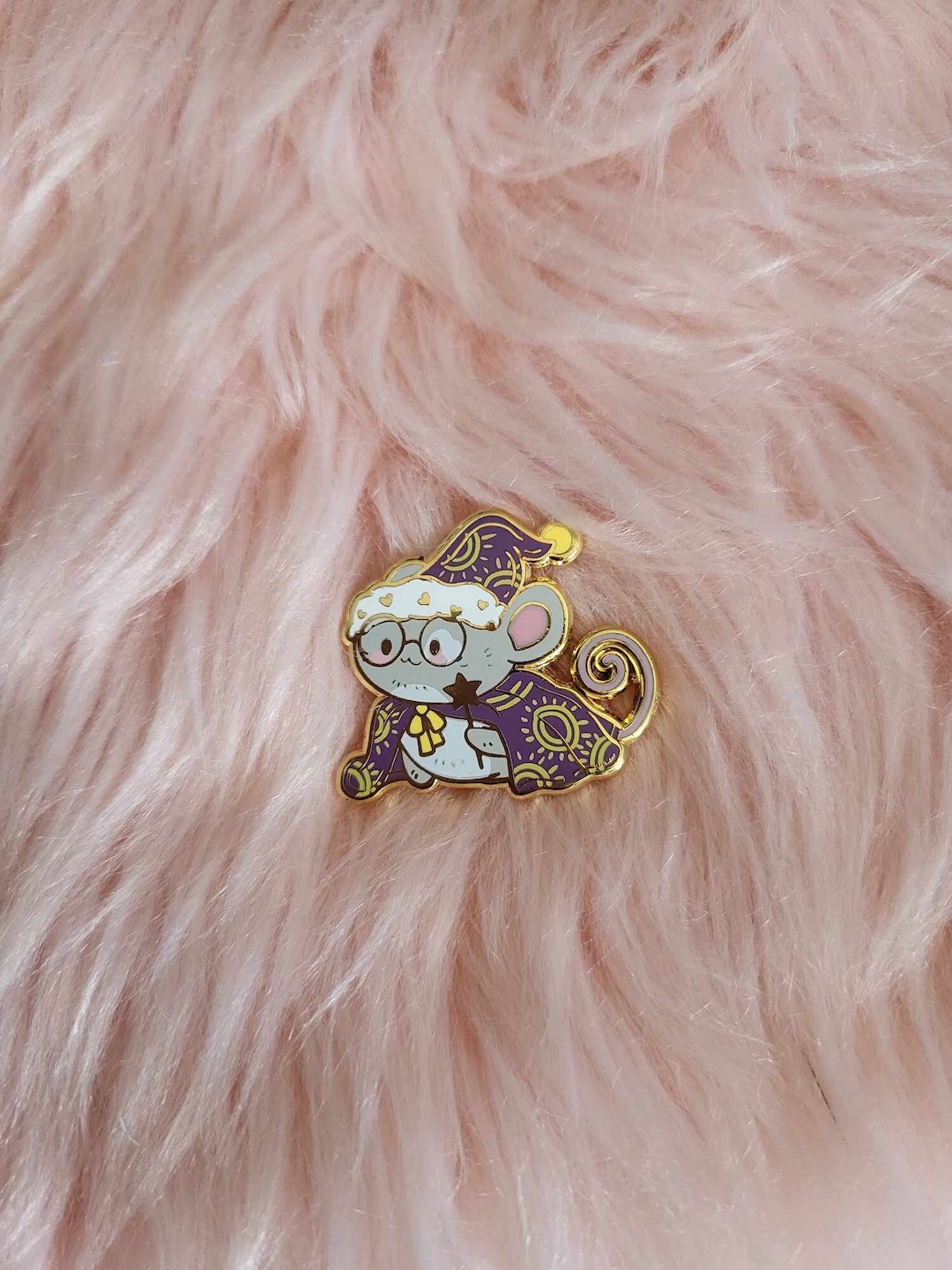 WIZARD MAGE RPG Maus Characters Gold Hard Enamel Pins - Etsy