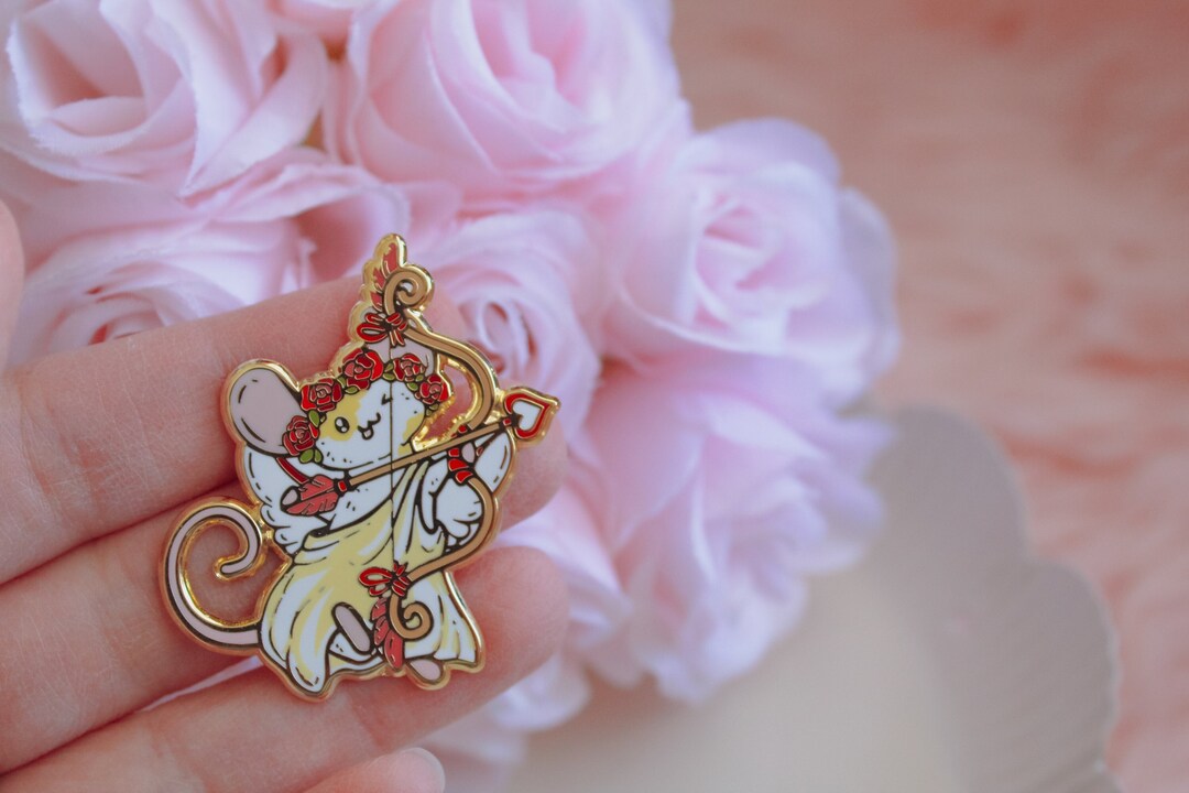 Cupid Rat Hard Enamel Pin Valentine's Day Gift - Etsy
