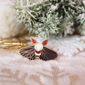 Tiny Moth Enamel Pins Rose Gold Pastel Goth - Etsy