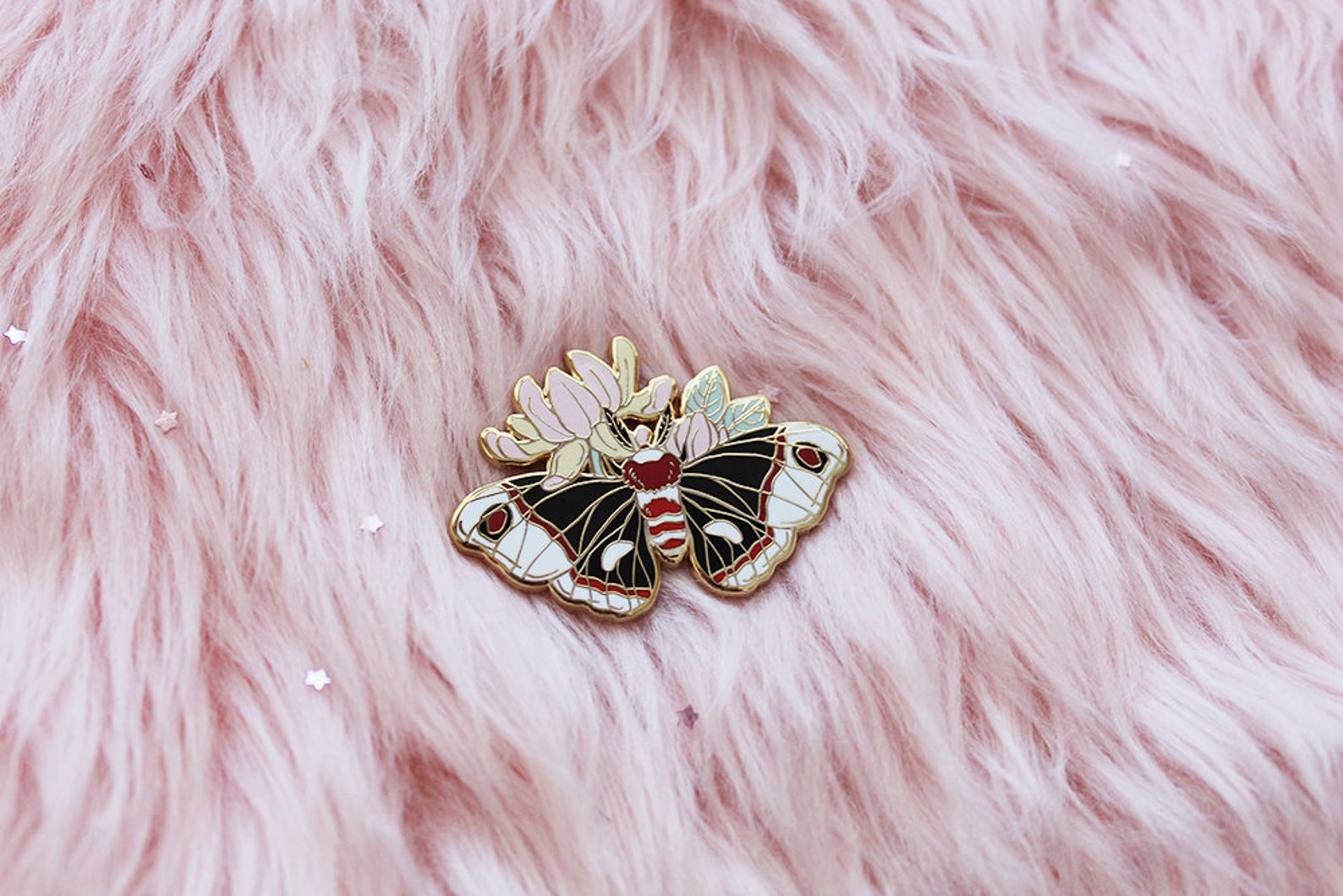 Moth Gods Artifacts Enamel Pins Rose Gold Pastel Goth - Etsy