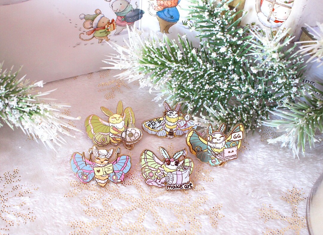 Moth Gods Hobbies and Crafts Enamel Pins - Etsy