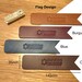 Bulk Pack Italian Leather Bookmarks With Custom Stamped - Etsy UK