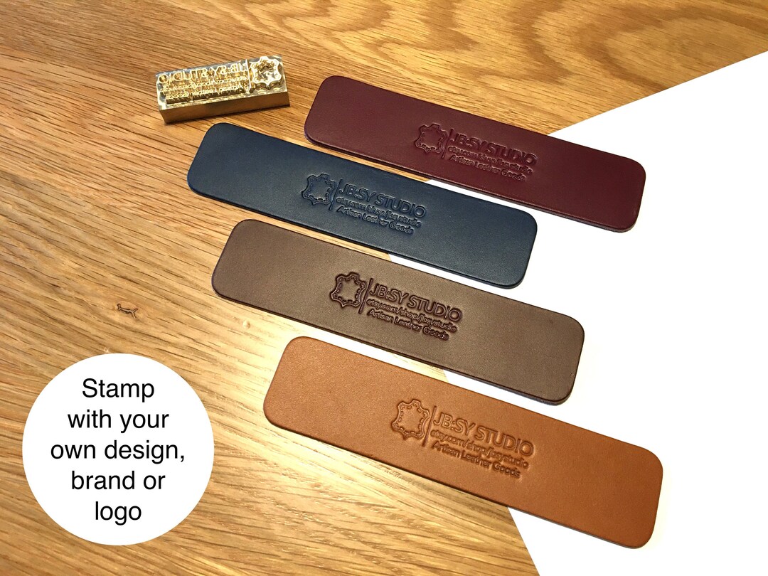 Bulk Pack Italian Leather Bookmarks With Custom Stamped - Etsy UK