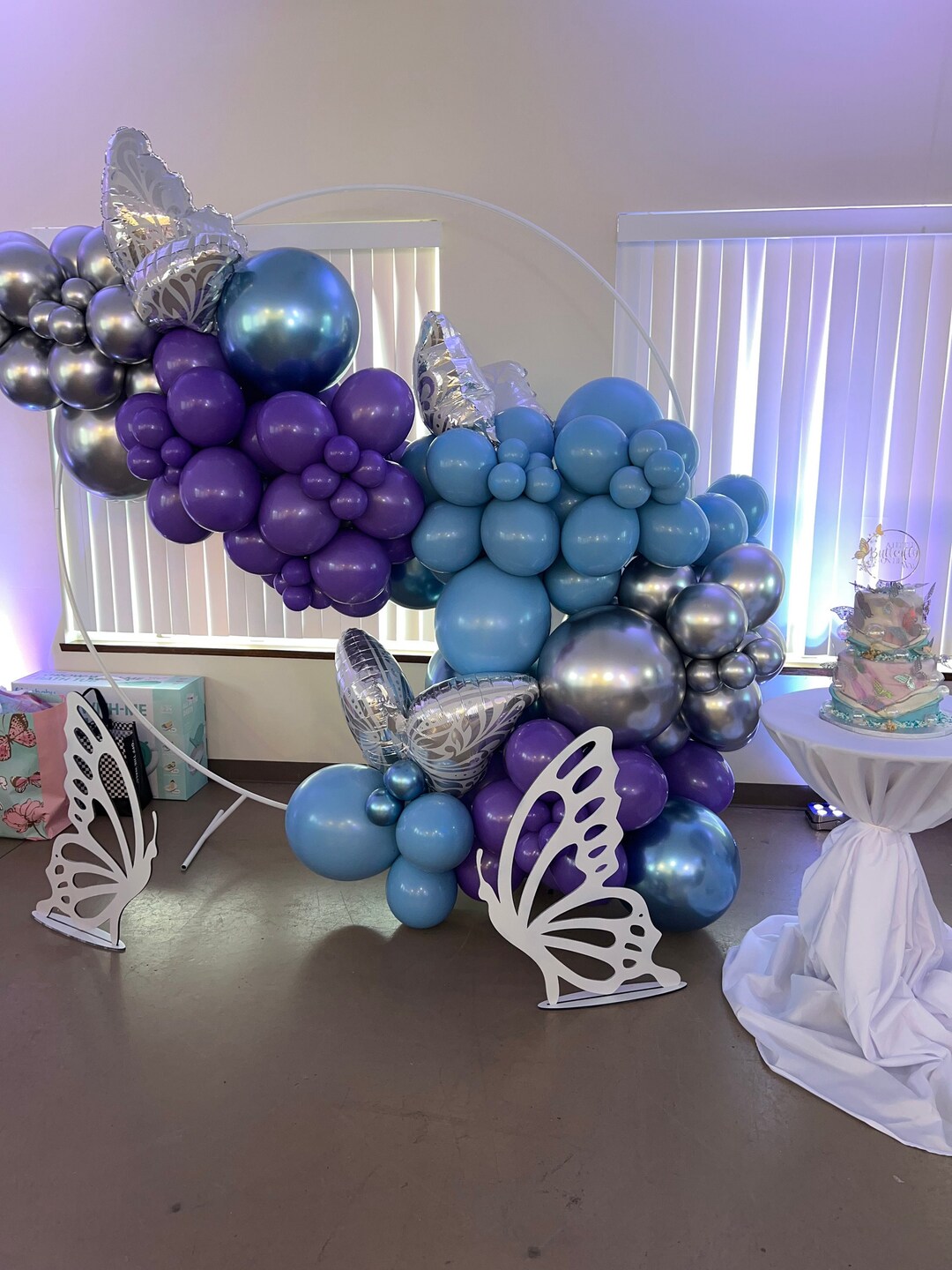 Butterfly Party Table Decoration, Side View Butterfly Wood Cutout ...