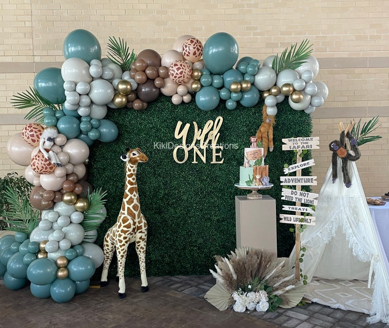 Wild One Sign Party Backdrop Sign Safari Jungle Theme - Etsy