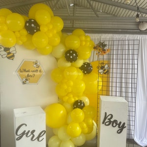 Baby Bee Sign , What Will Baby Bee?, Gender Reveal Party Backdrop Sign ...