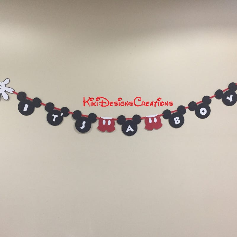 Mickey Mouse Baby Shower - Etsy