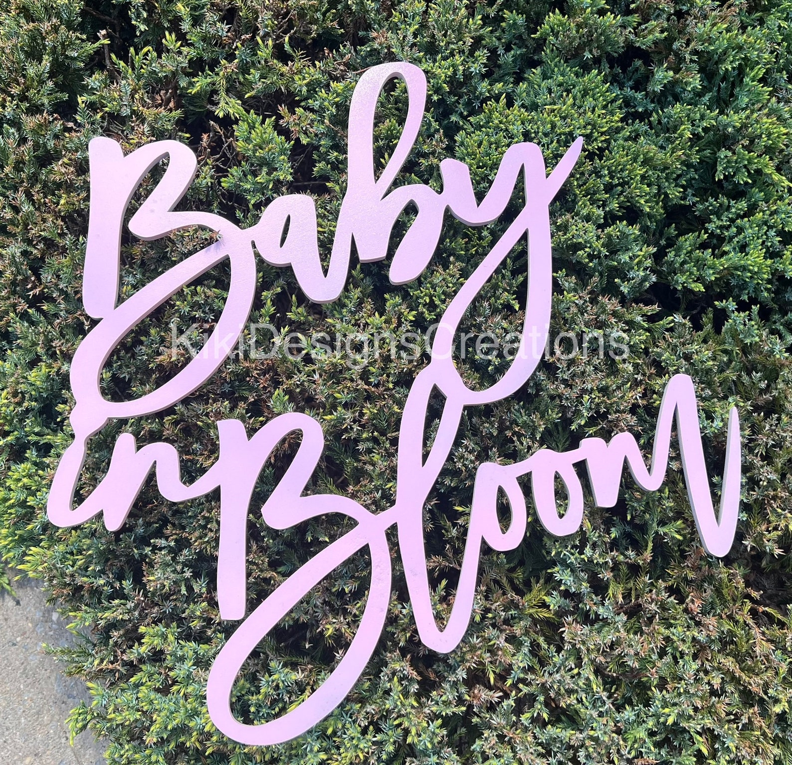 Baby in Bloom Baby Shower Sign, Baby Shower Decorations, Baby Sprinkle ...