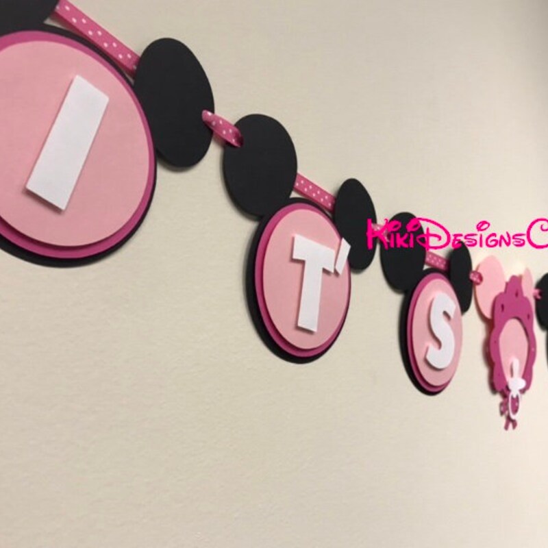 Minnie Mouse Banner - Etsy