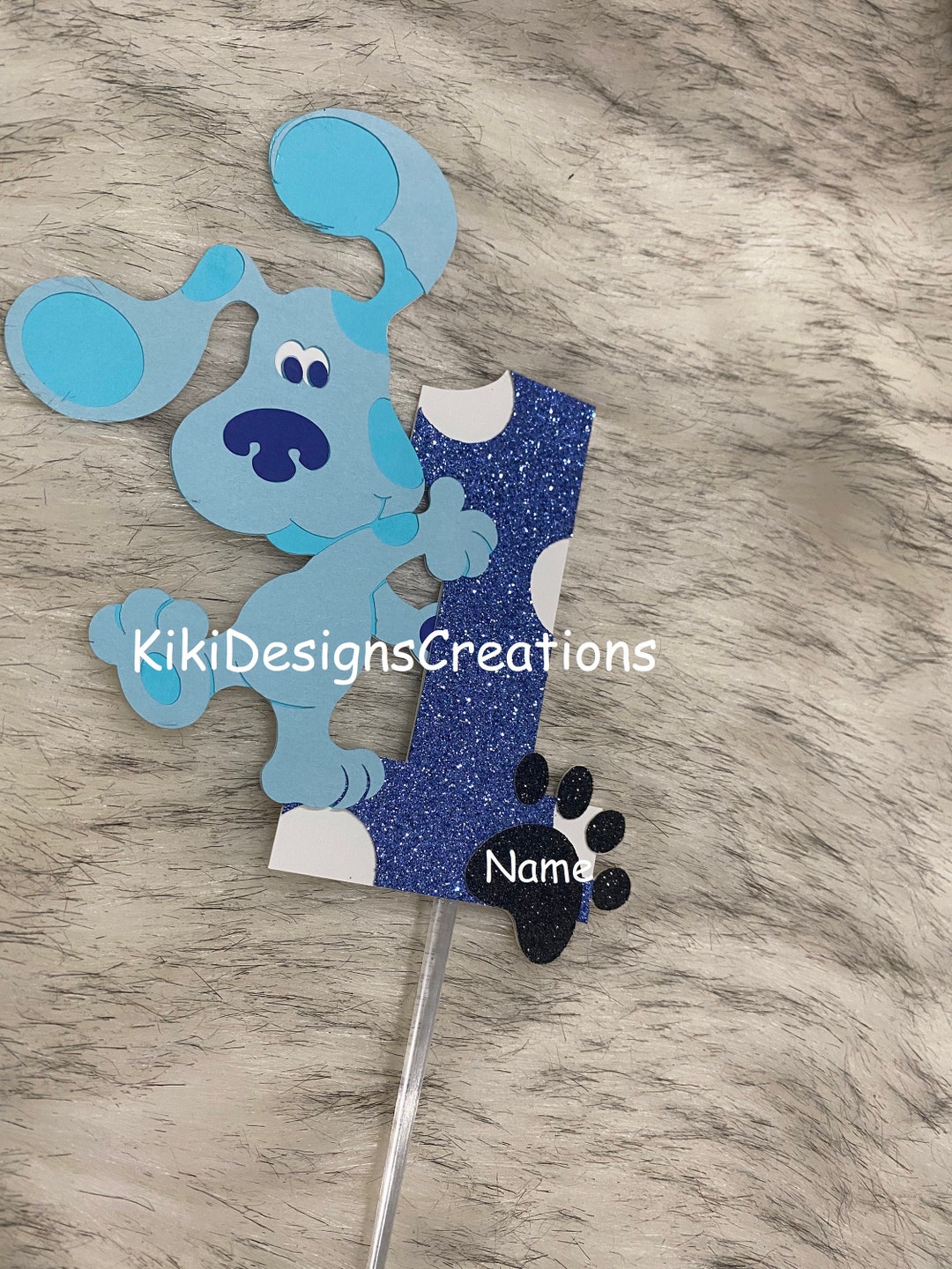 Blue’s Cake Topper, Blue’s Party Supplies - Etsy