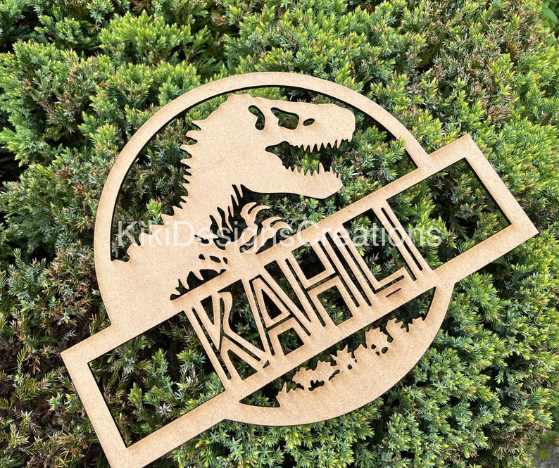 Jurassic Park Birthday Party Wall Sign Jurassic World Door - Etsy