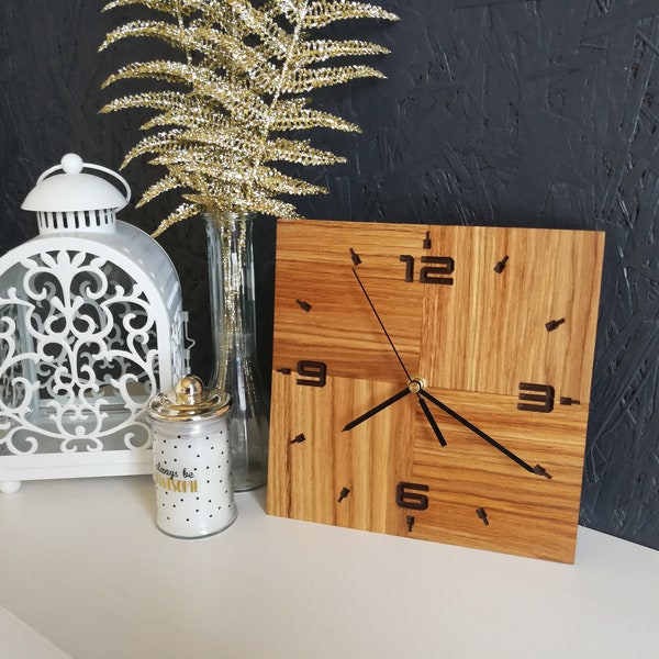 Square Wall Clock - Etsy