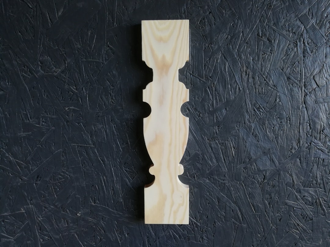 Flat Sawn Decorative Porch Baluster From Pine Wood - Etsy